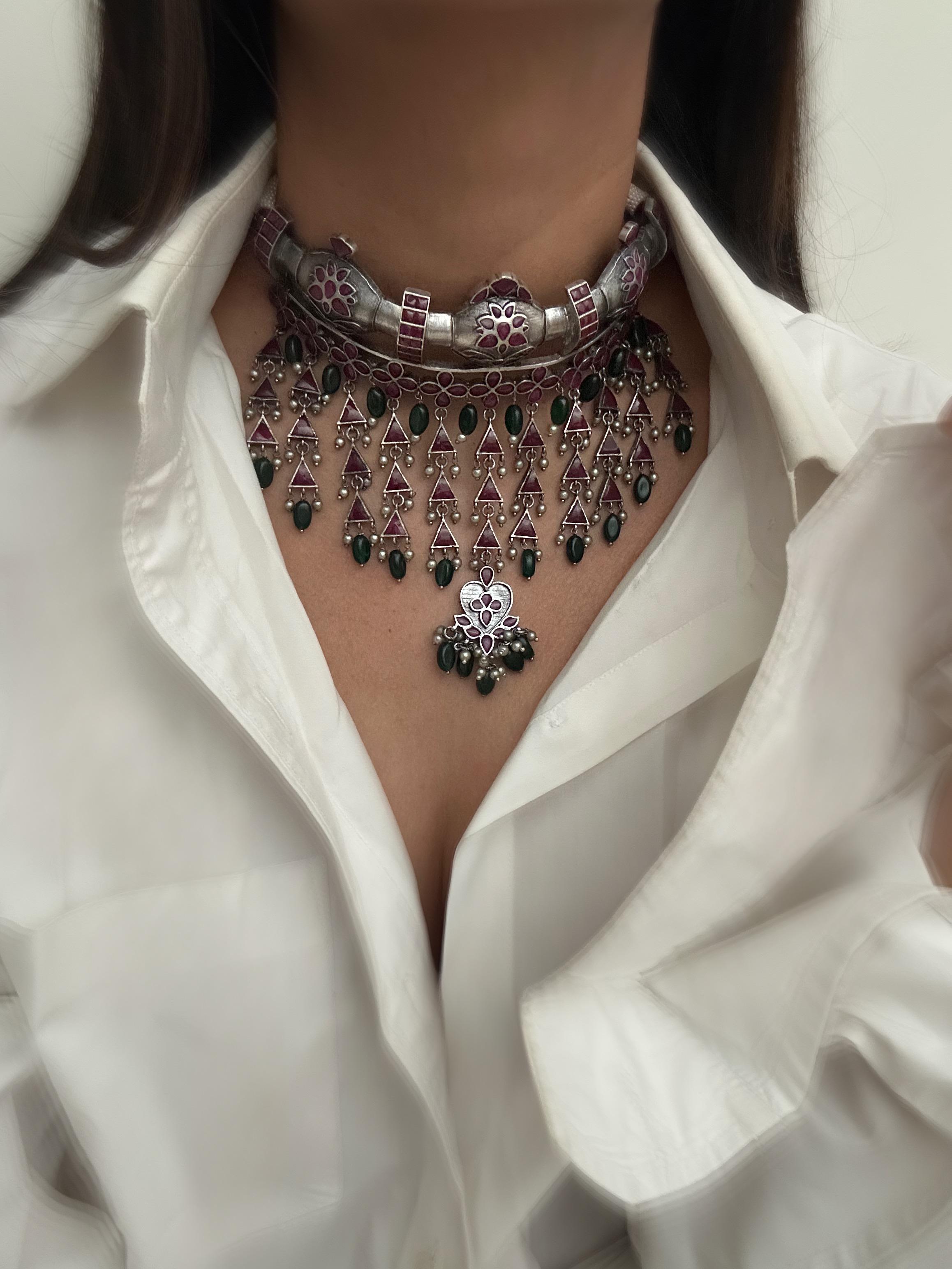 Shania Bridal Necklace set – Dhora India