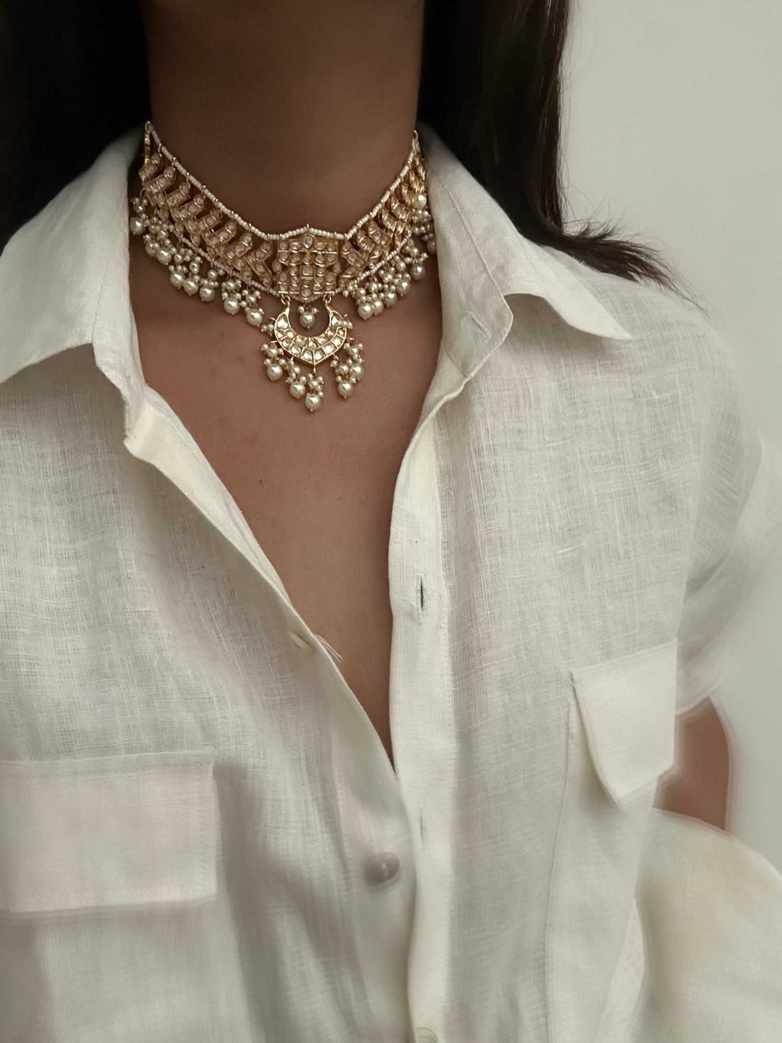 Harima necklace earring set – Dhora India