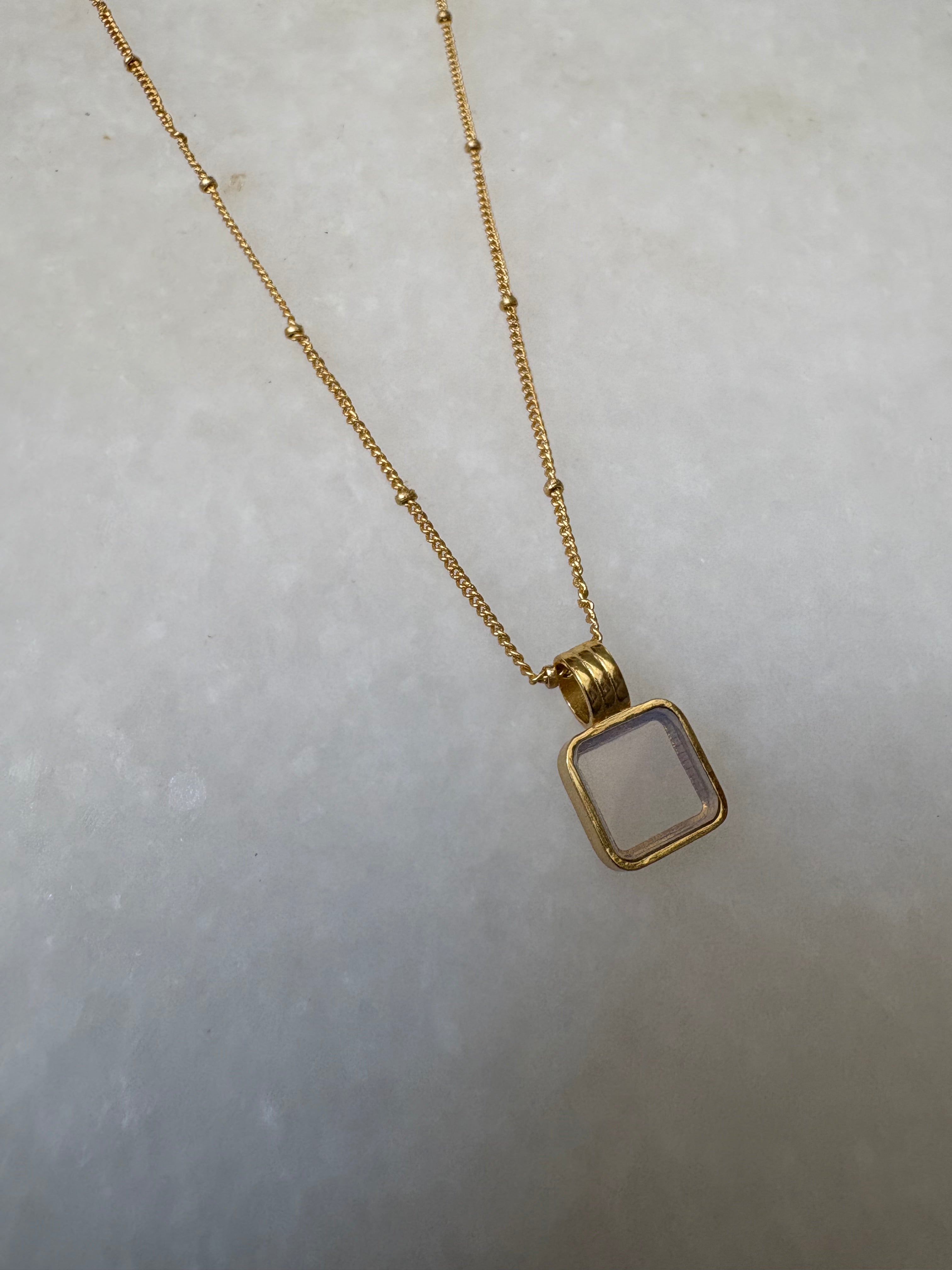 Libra - Hydro Opal birthstone Necklace – Dhora India