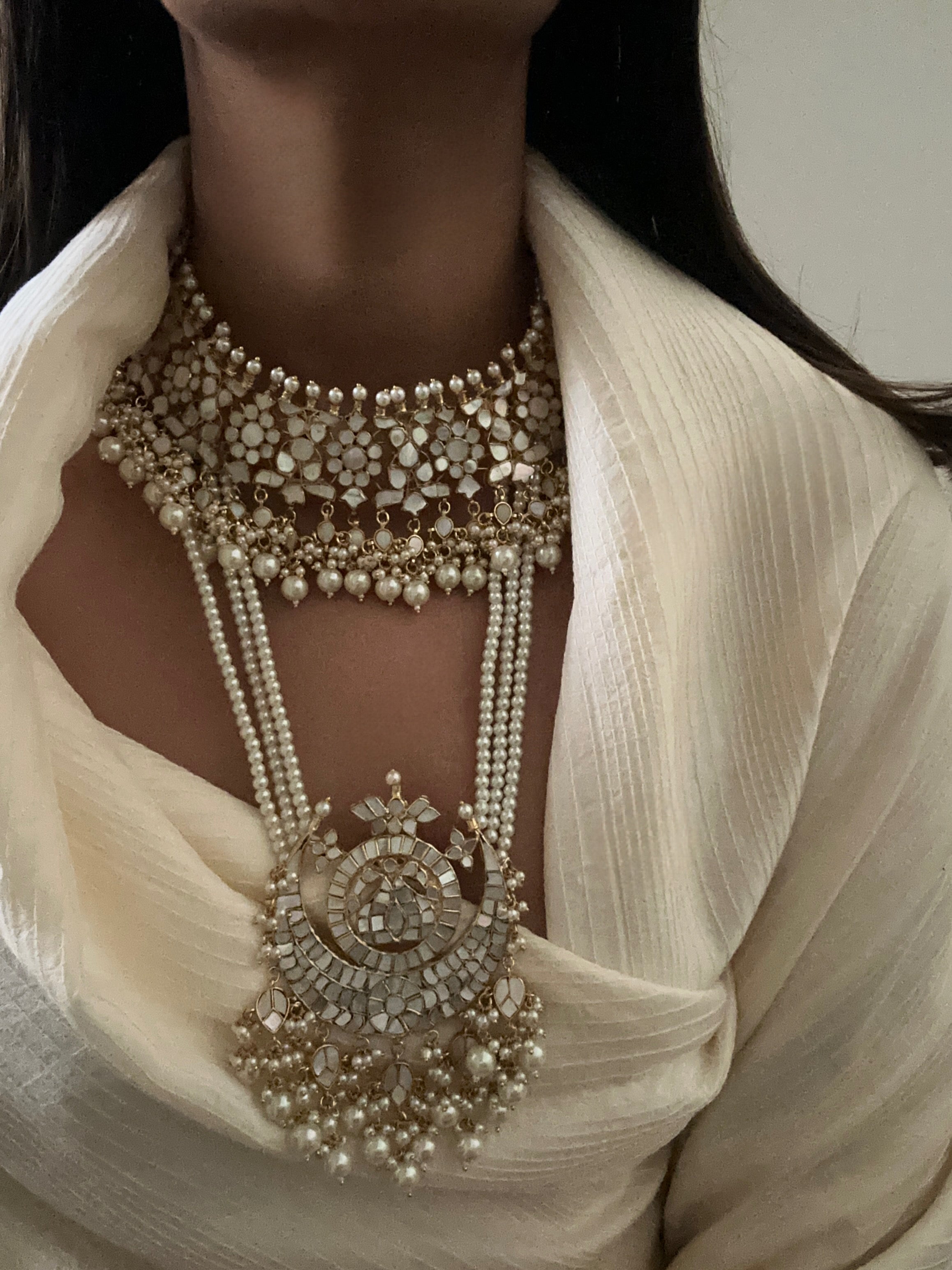 Ivory Milky 12 Necklace – Dhora India